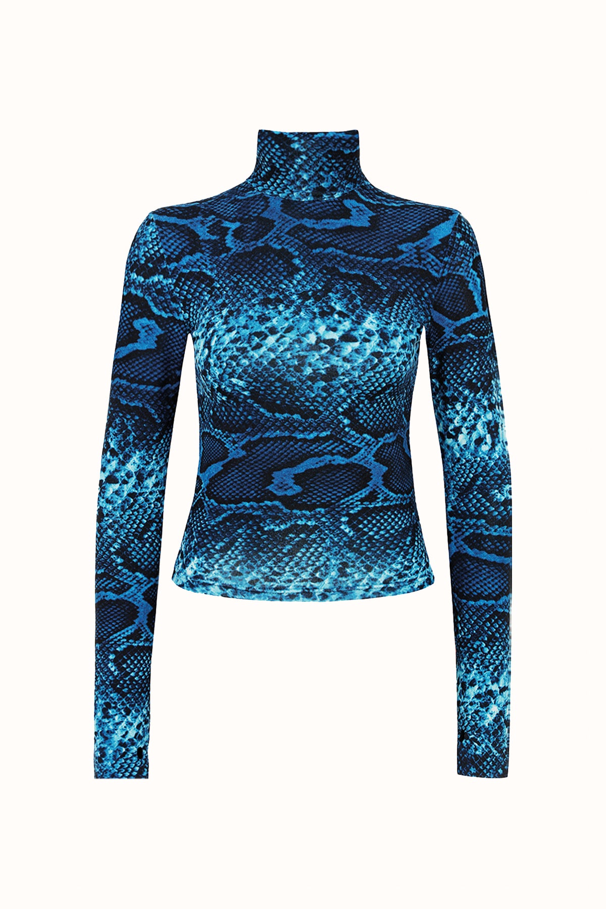 NO DRAMA KAZAK / MAVİ YILAN DESENLİ – NAIA | Shop Online